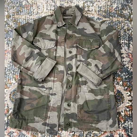 Topshop | Jackets & Coats | Topshop Army Shacket | Poshmark